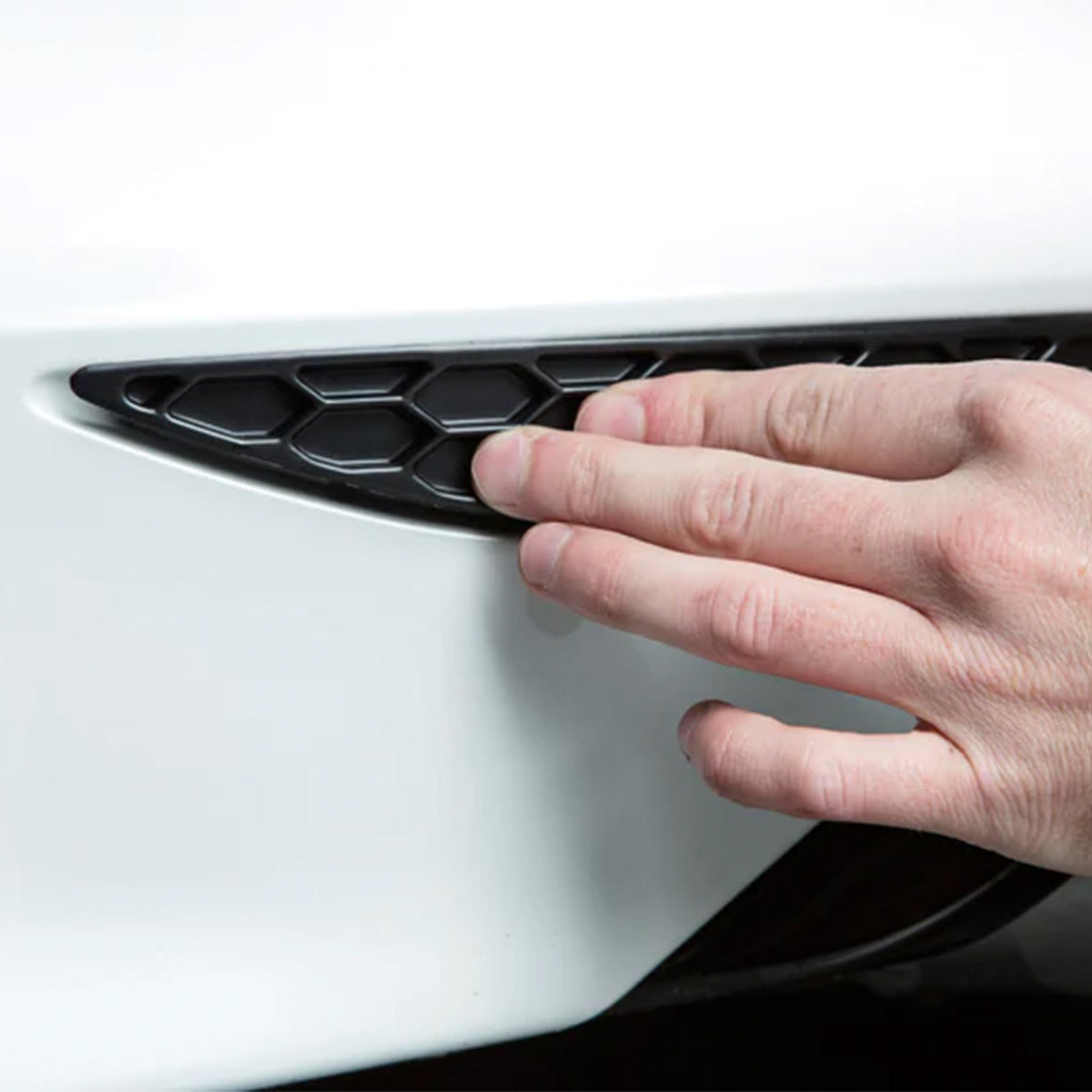 Acexxon VW Golf R Mk7 Black Honeycomb Rear Reflector Inserts