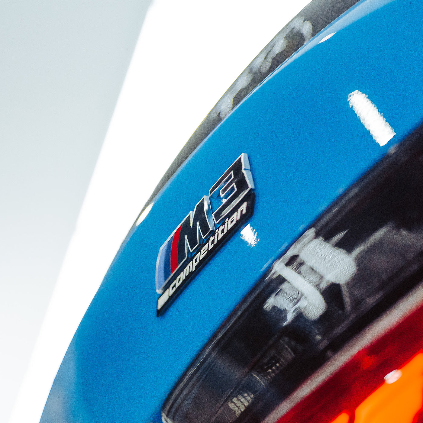 Genuine BMW G80 M3 Competition LCI Gloss Black Rear Badge