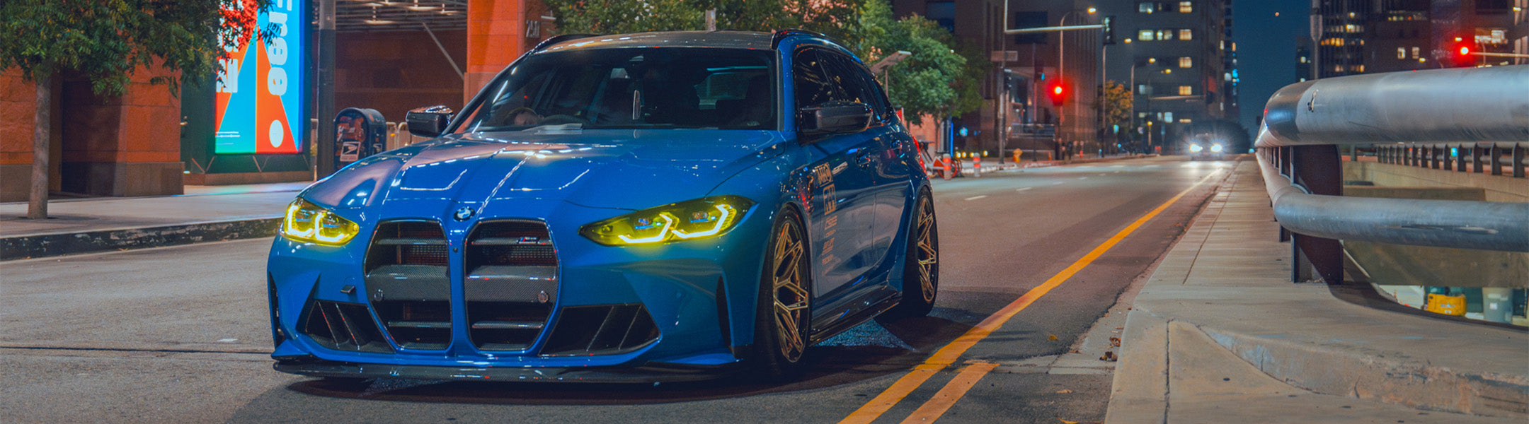 R44 BMW G80 M3 G82 M4 Yellow Daytime Running Lights LEDs