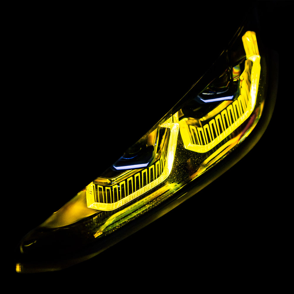 R44 BMW G80 M3 G82 M4 Yellow Daytime Running Lights LEDs