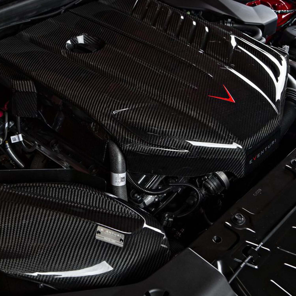 Eventuri Toyota Supra B58 Engine Cover In Black Carbon Fibre (A90)