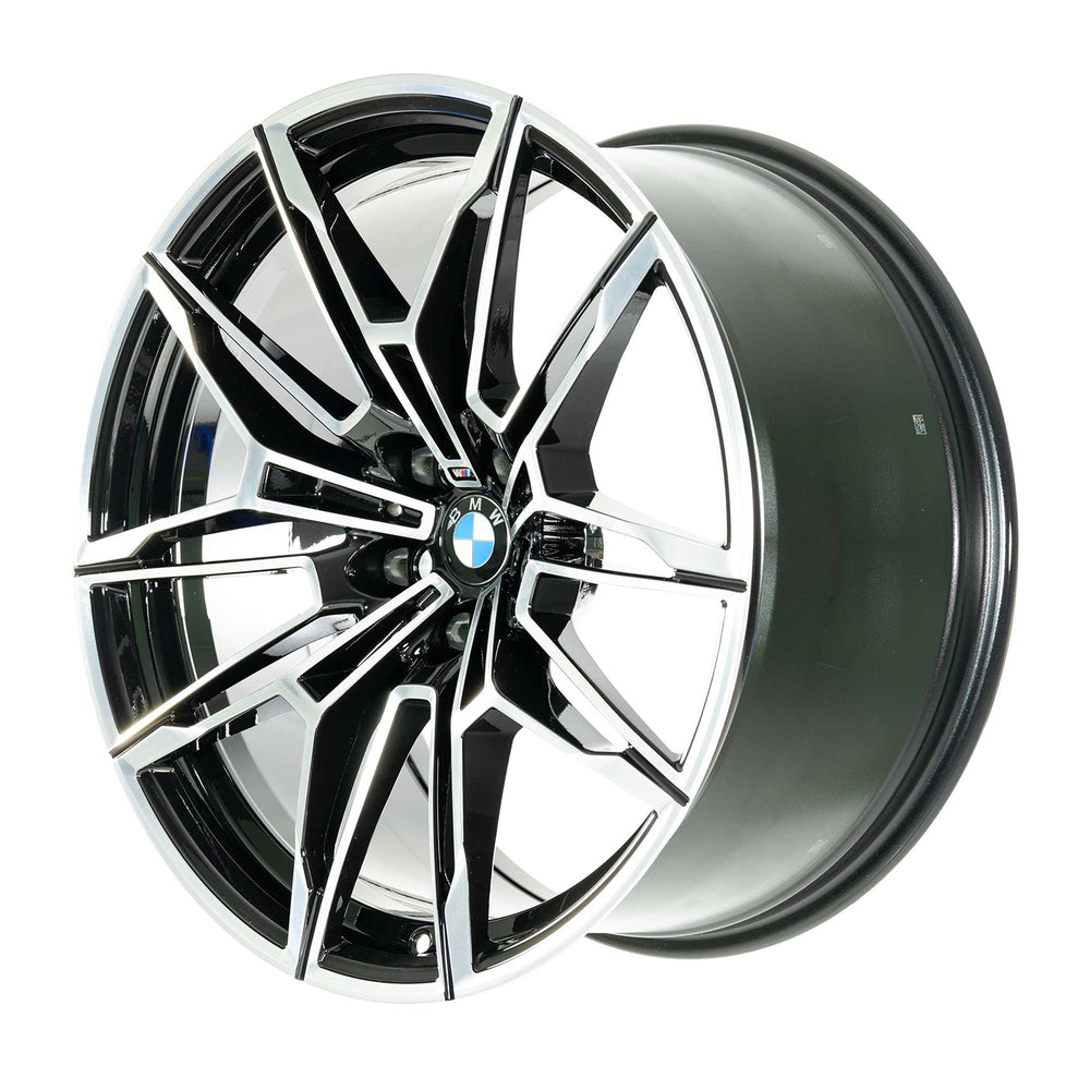 Genuine BMW 825M Diamond Cut Jet Black Forged Alloy Wheels