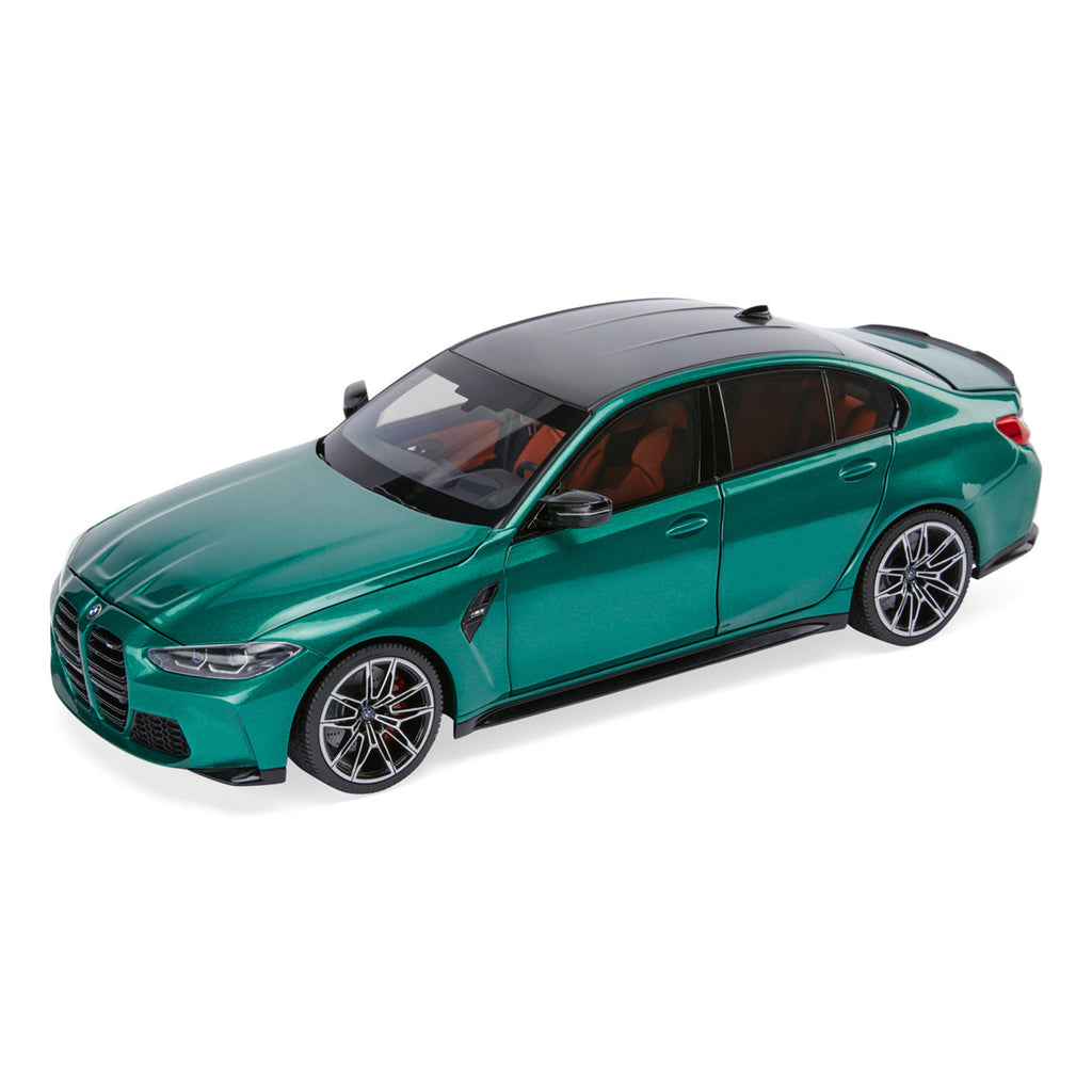 Genuine BMW G80 M3 Car Model 1:18 Scale In Green Metallic