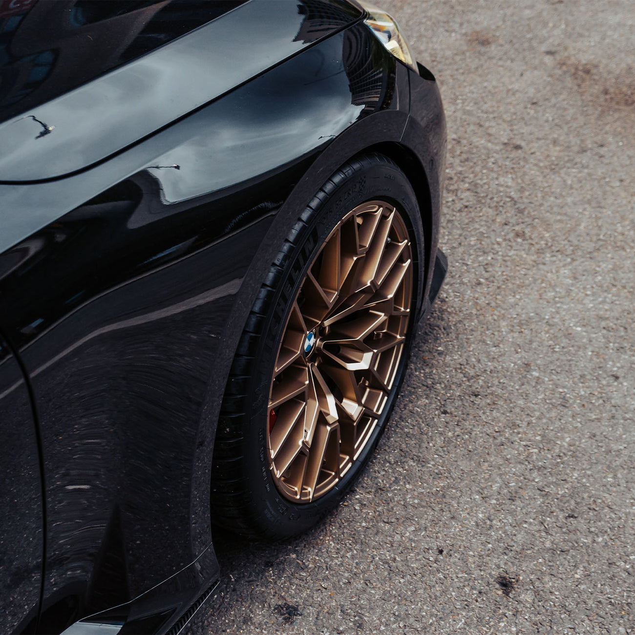 Genuine BMW M Performance 827M Alloy Wheels In Gold Bronze