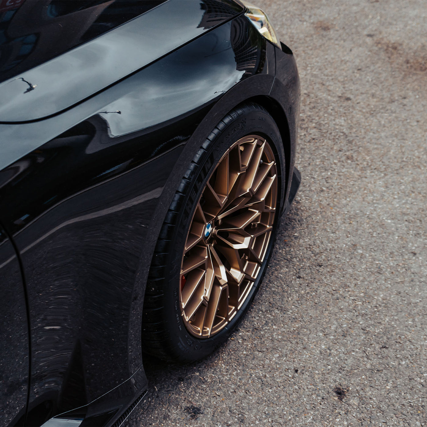 Genuine BMW M Performance 827M Alloy Wheels In Gold Bronze