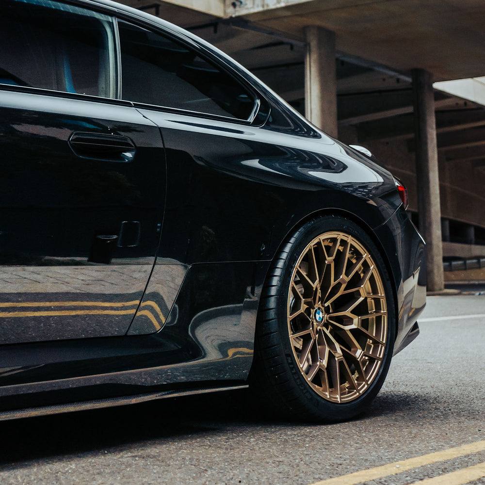 Genuine BMW M Performance 827M Alloy Wheels In Gold Bronze