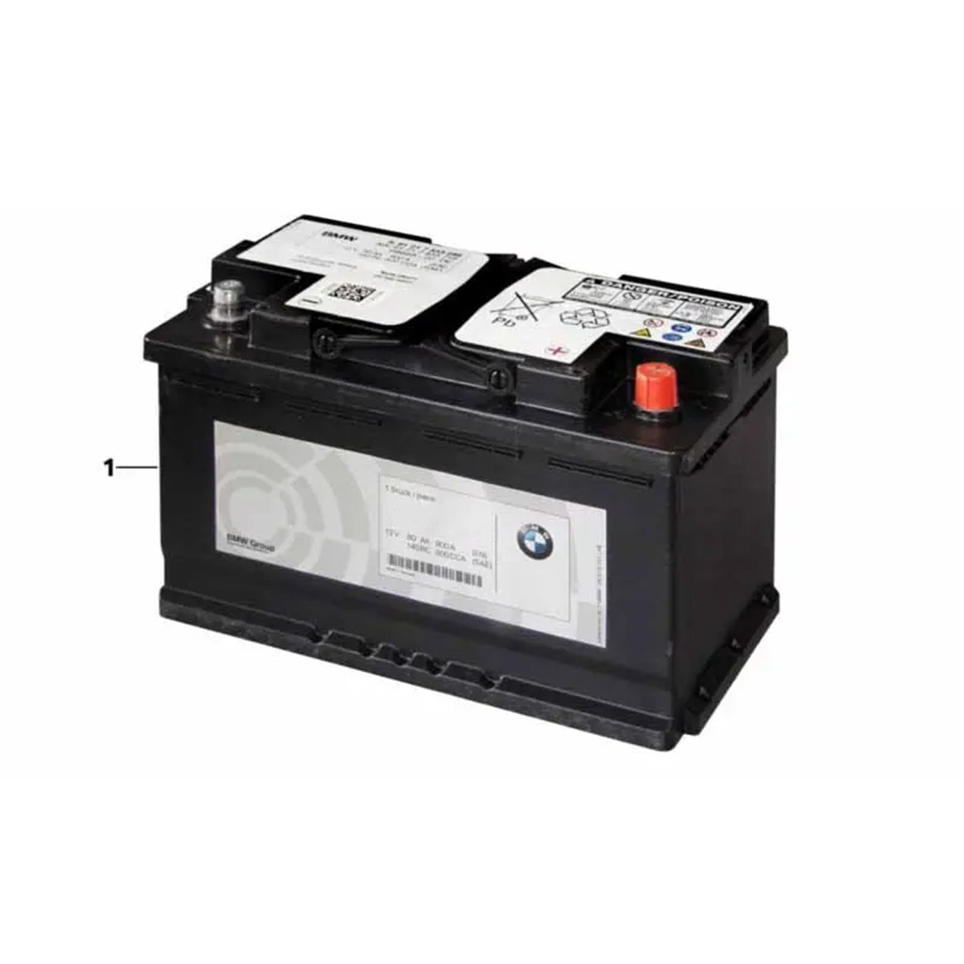 Genuine BMW OEM Lithium-Ion Car Battery 61217908325
