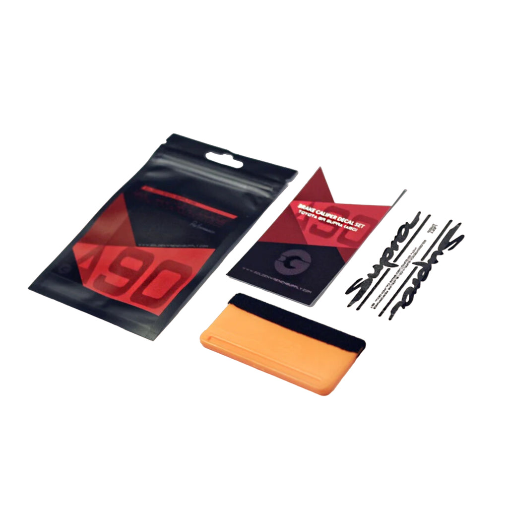 GoldenWrench Toyota GR Supra Brake Caliper Decal Set