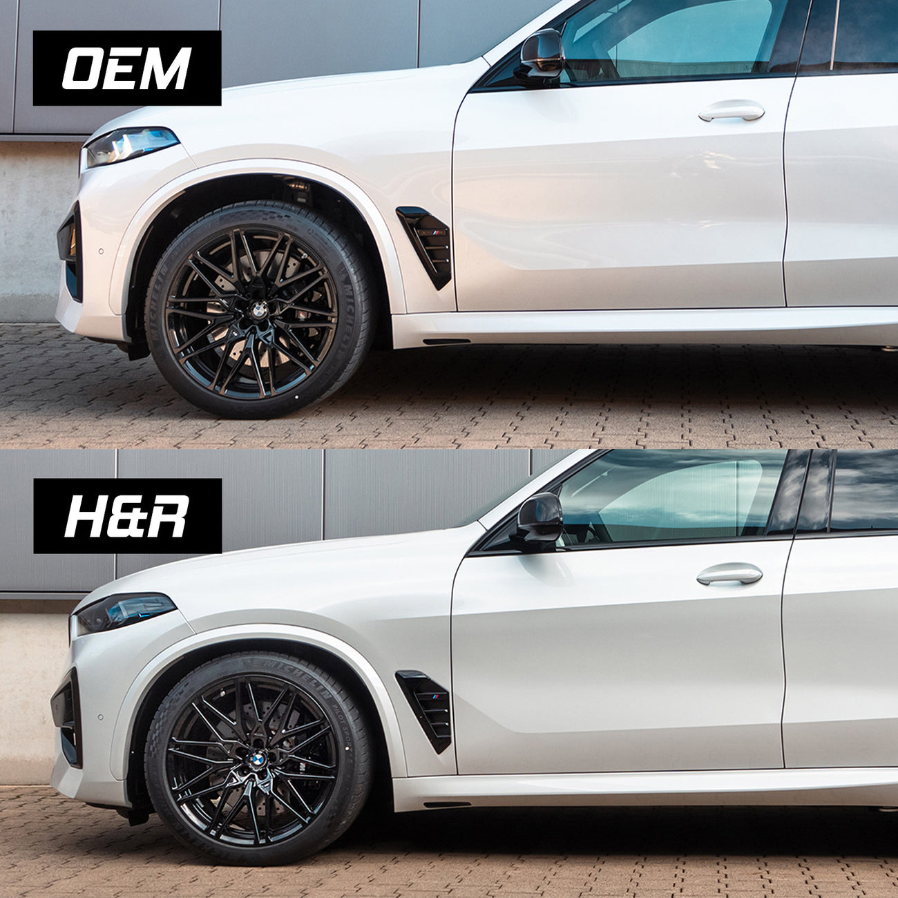 H&R Height Adjustable Lowering Springs For F95 X5M & F96 X6M