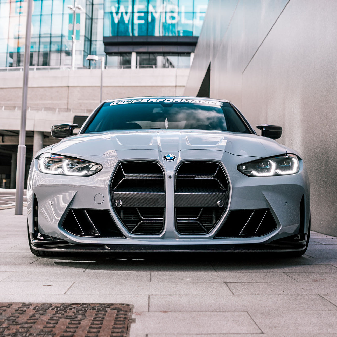 MHC+ BMW G80 M3 G82 M4 Gloss Carbon Fibre CSL Front Grille