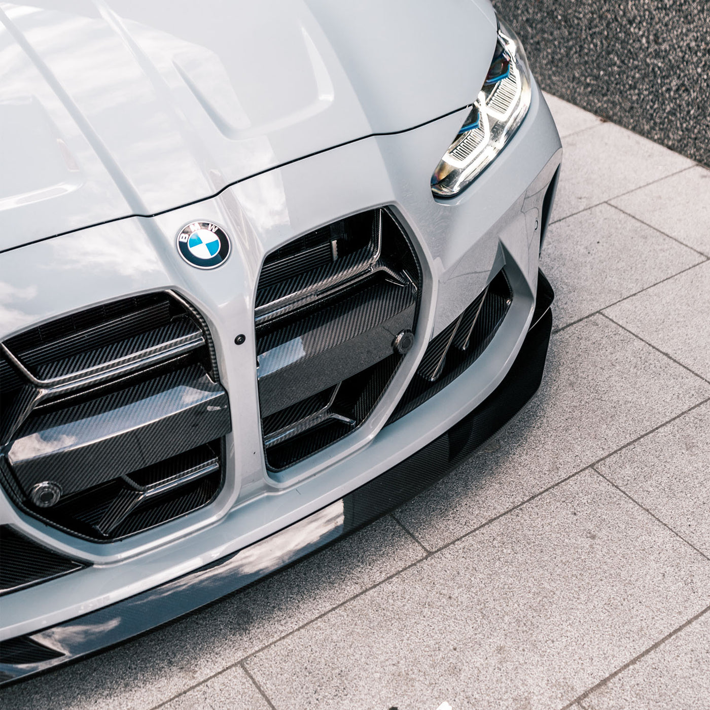 MHC+ BMW G80 M3 G82 M4 Gloss Carbon Fibre CSL Front Grille