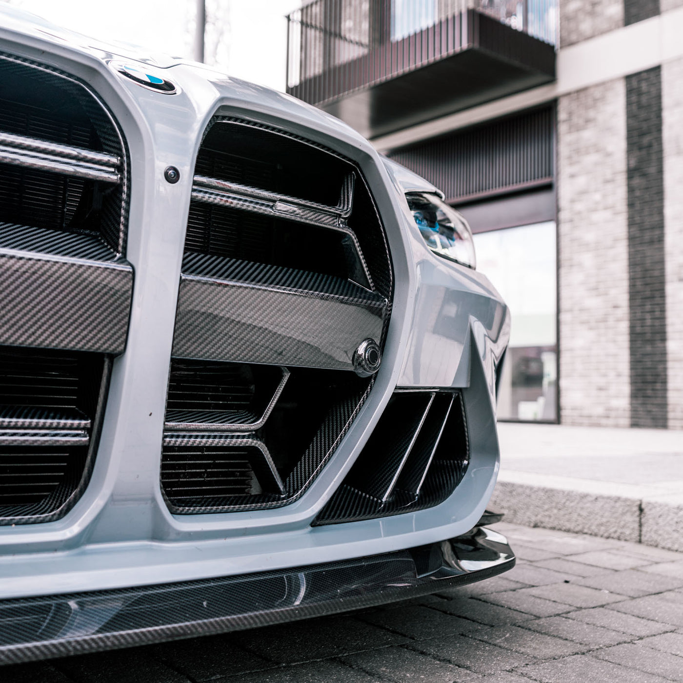 MHC+ BMW G80 M3 G82 M4 Gloss Carbon Fibre CSL Front Grille