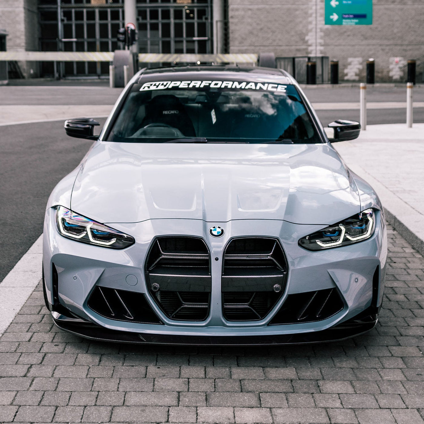 MHC+ BMW G80 M3 G82 M4 Gloss Carbon Fibre CSL Front Grille