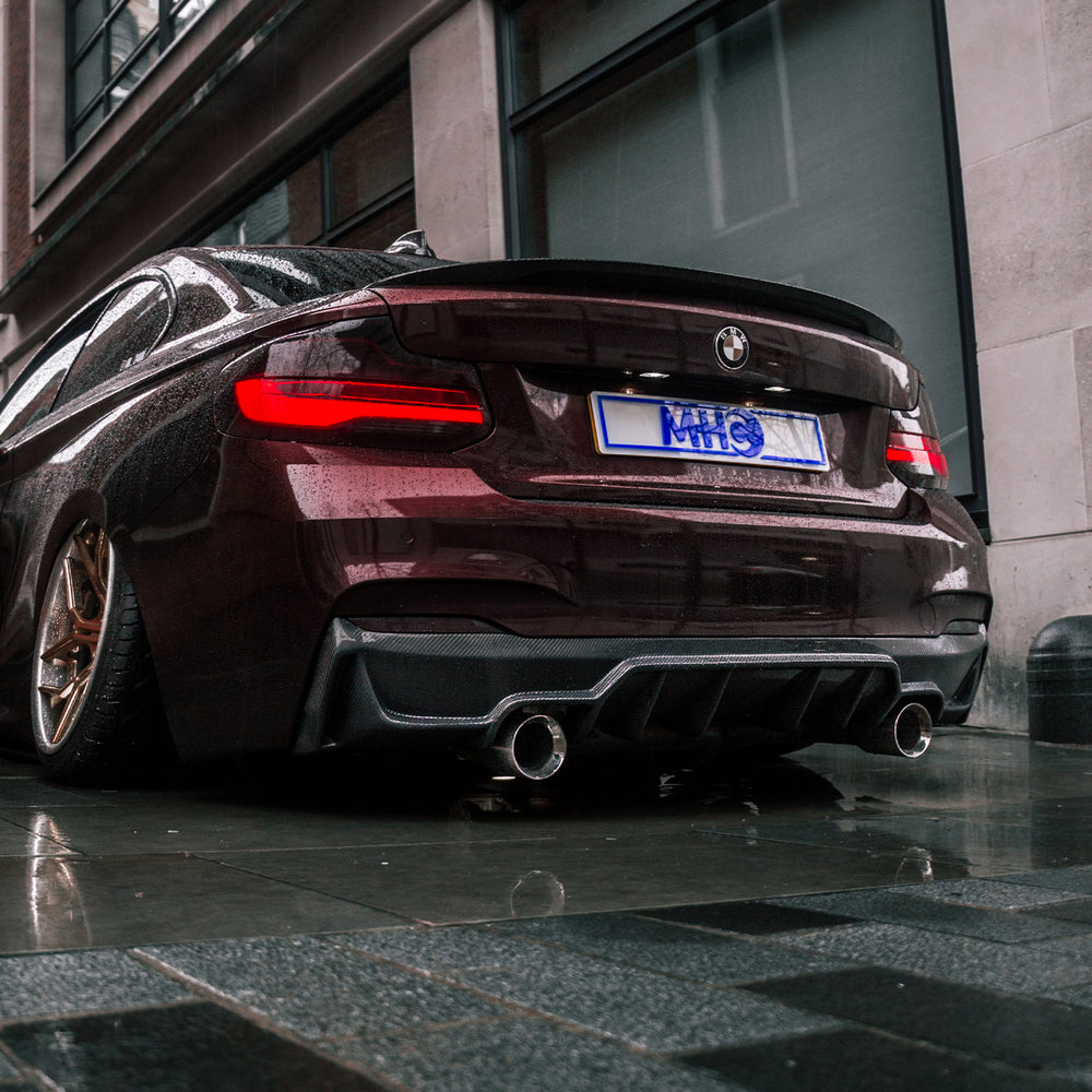 MHC+ BMW M235i & M240i Ultra Aggressive Carbon Rear Diffuser