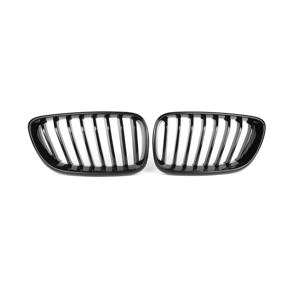 MHC Black BMW F87 M2 F22 2 Series Single Slat Front Grilles
