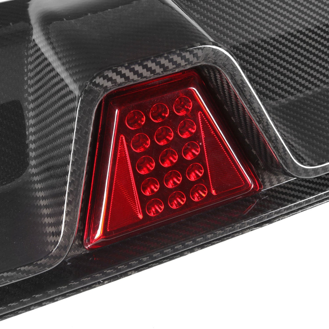 MHC+ BMW F90 M5 LCI Carbon Fibre CS Style LED Rear Diffuser