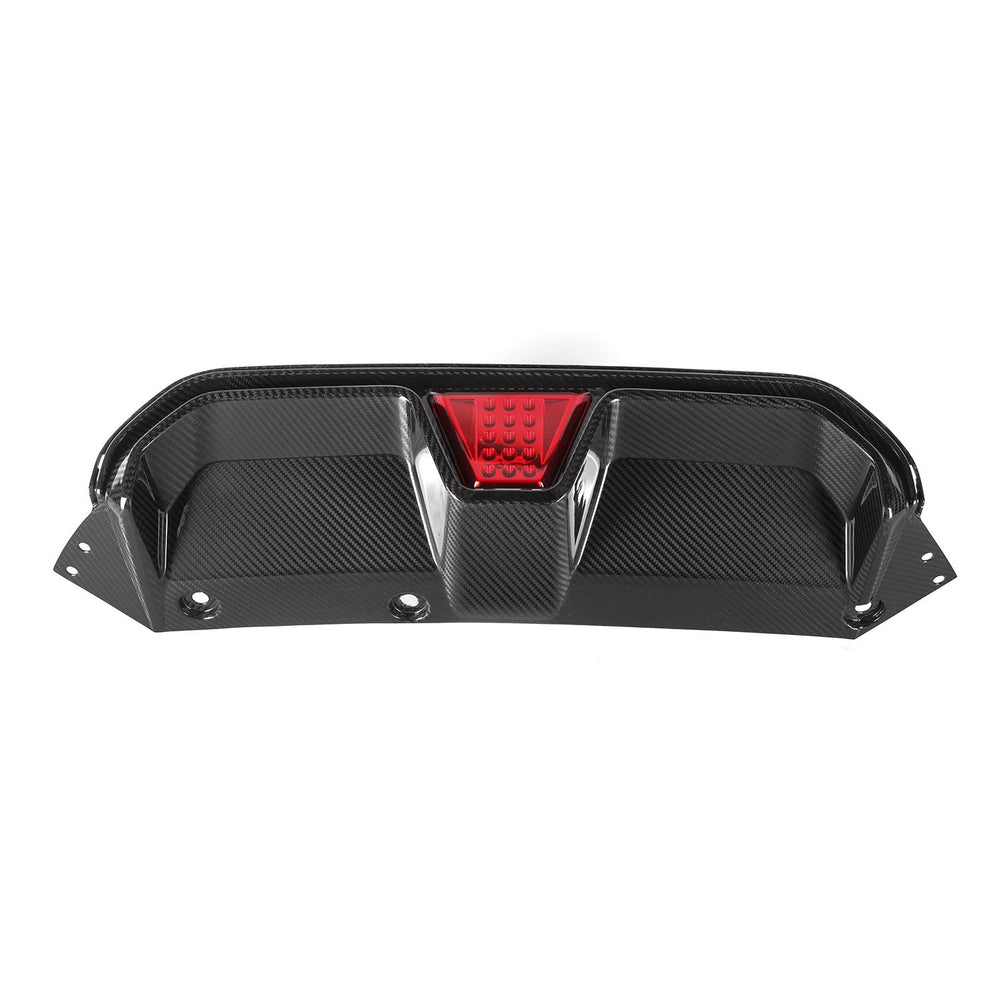 MHC+ BMW F90 M5 LCI Carbon Fibre CS Style LED Rear Diffuser