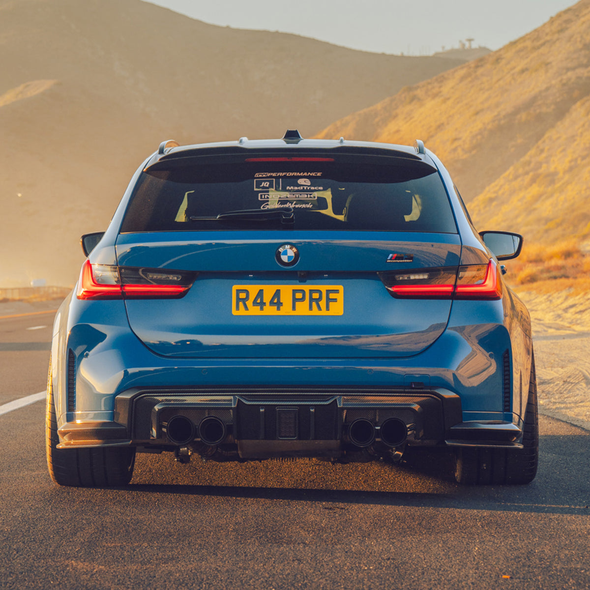 MHC+ BMW G80 M3 G82 M4 DF1 Carbon Fibre LED Rear Diffuser