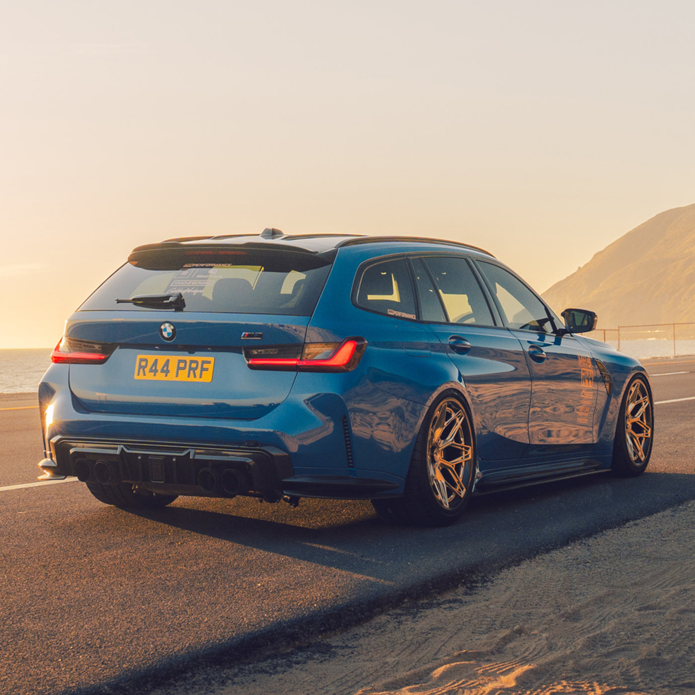 MHC+ BMW G80 M3 G82 M4 DF1 Carbon Fibre LED Rear Diffuser