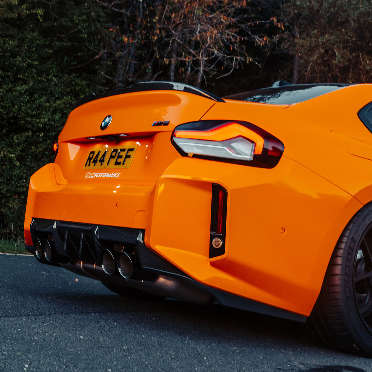 MHC+ BMW G87 M2 Edition 1 Rear Diffuser In Carbon Fibre