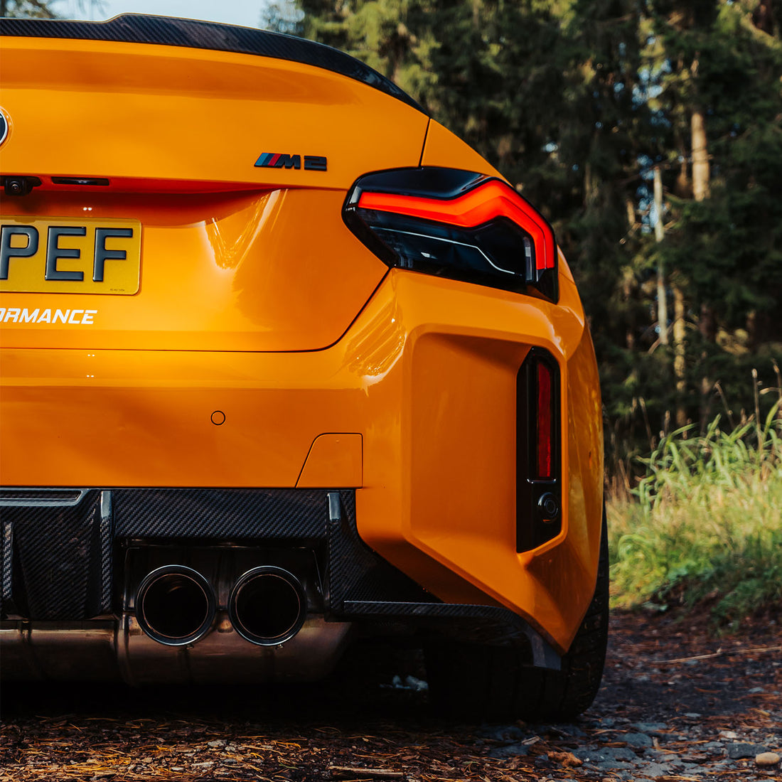 MHC+ BMW G87 M2 Edition 1 Rear Diffuser In Carbon Fibre