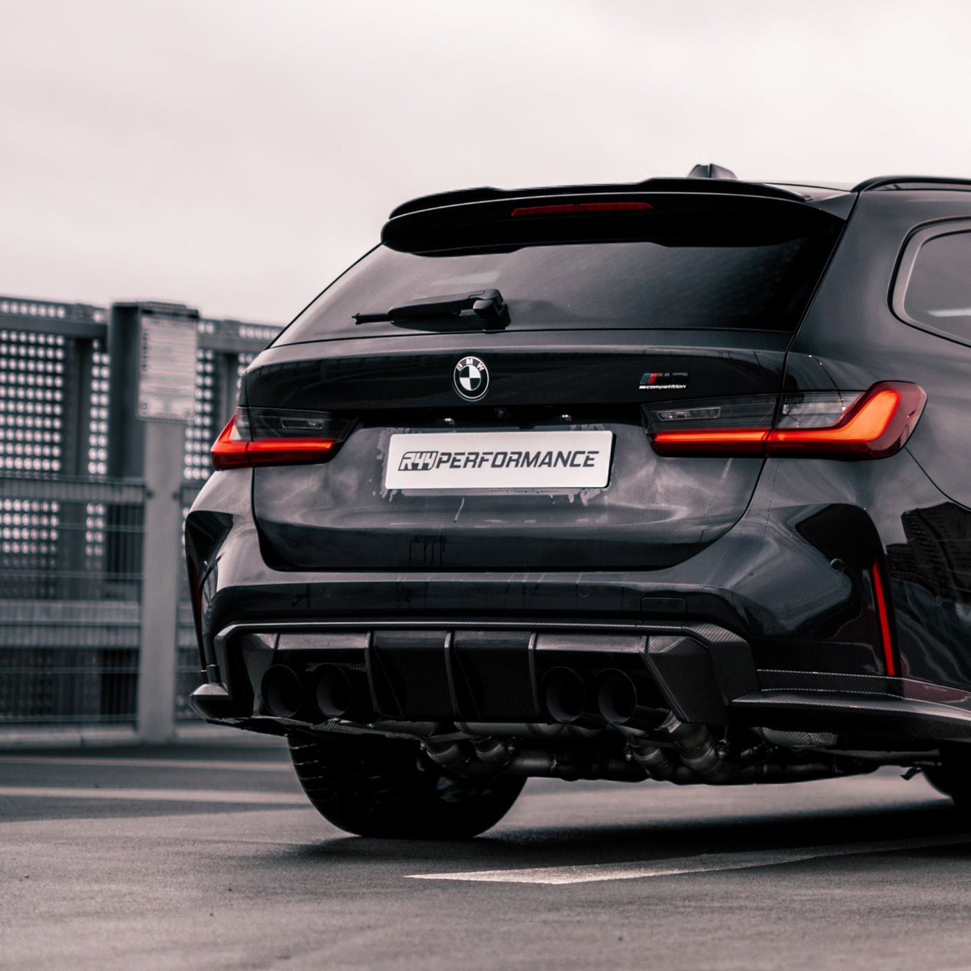 MHC+ BMW G80 M3 G82 M4 Rear Bumper Insert In Carbon Fibre