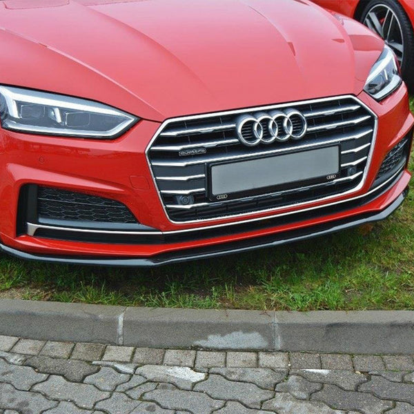 Maxton Design Audi F5 S5 Gloss Black V2 Front Splitter