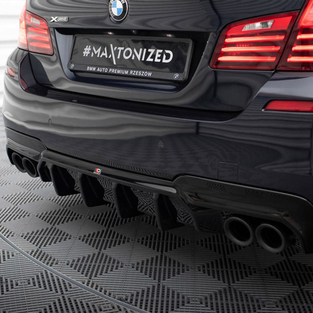 Maxton Design BMW F10 M5 Gloss Black Rear Diffuser