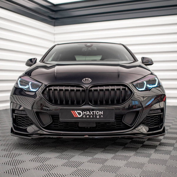 Maxton Design BMW F44 M235i V3 Gloss Black Front Splitter