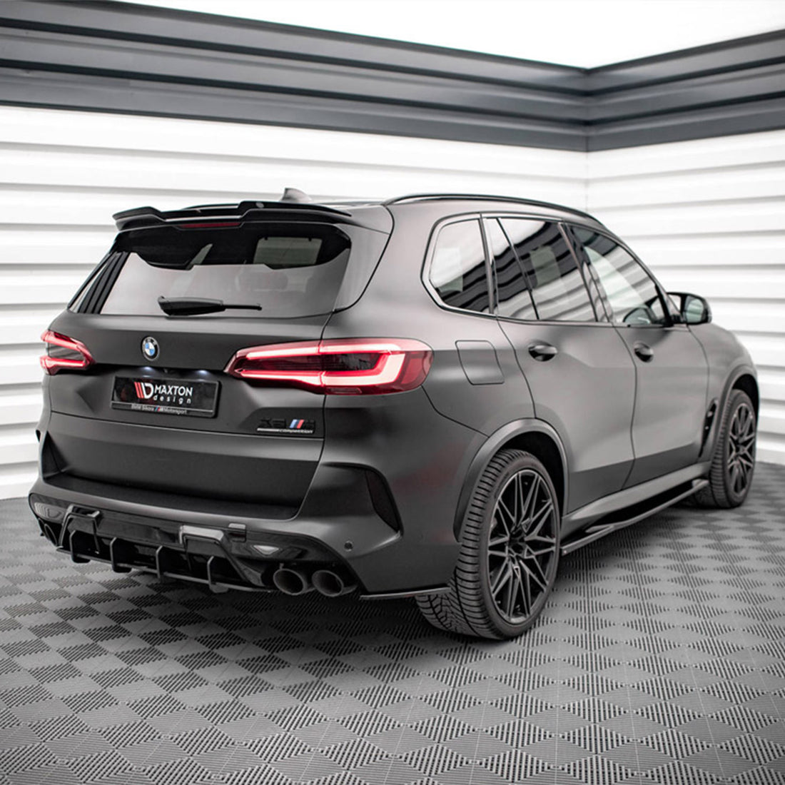 Maxton Design BMW F95 X5M Gloss Black Rear Spoiler Lip