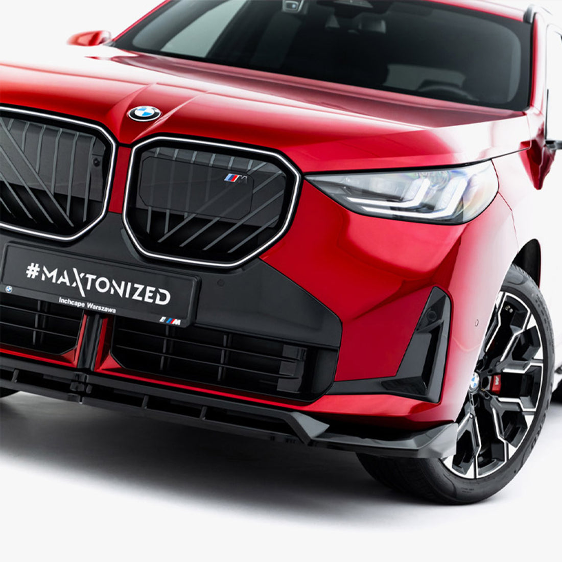 Maxton Design BMW G45 X3 M Sport Gloss Black Front Splitter