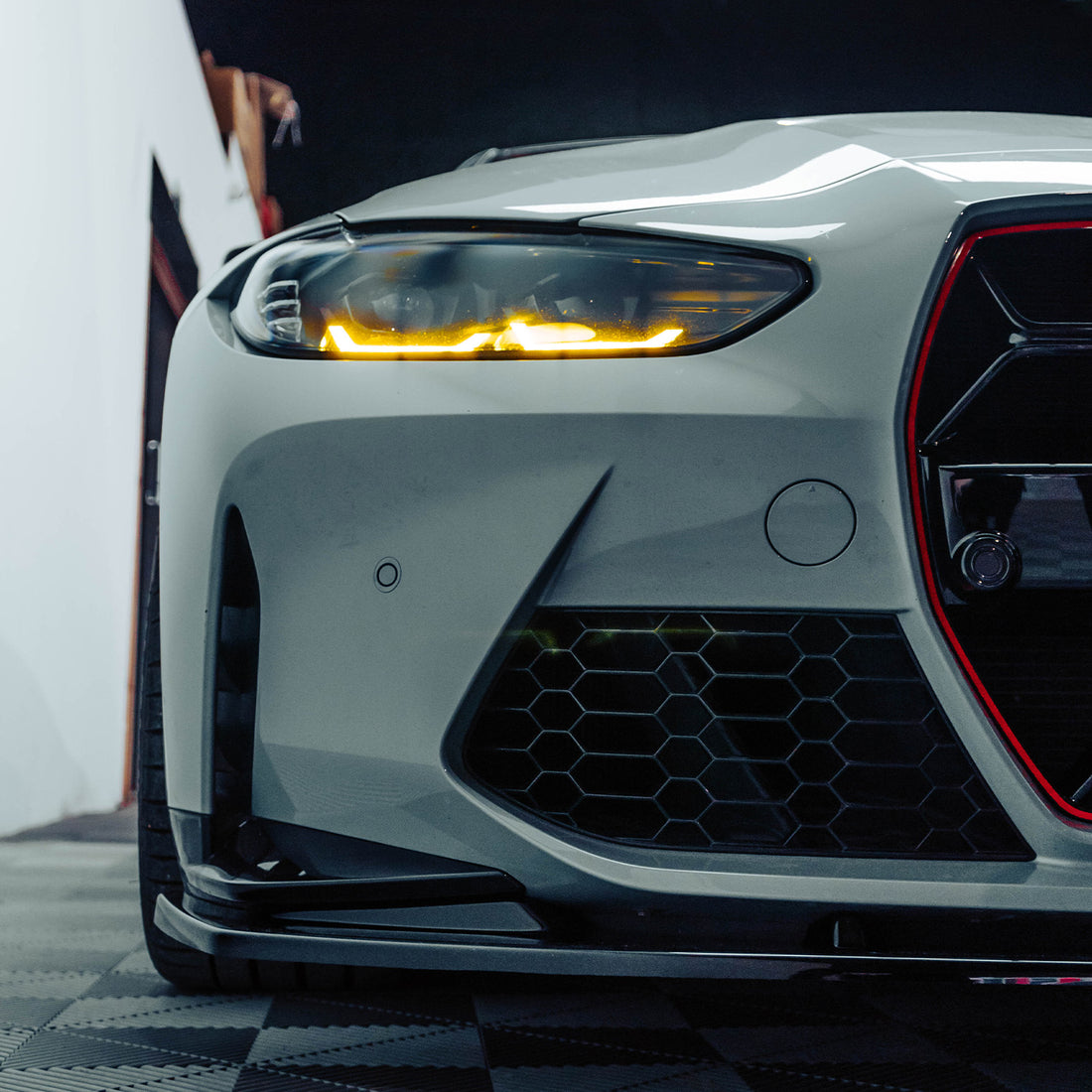 Maxton Design BMW G80 M3 G82 M4 Gloss Black Front Splitter