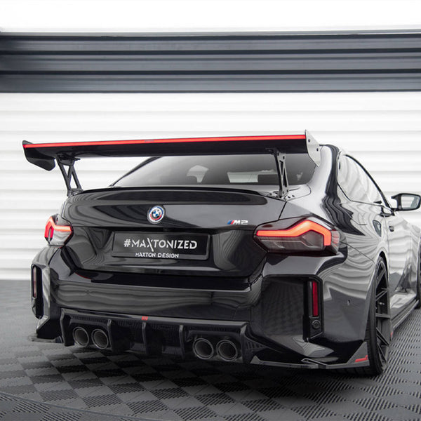 Maxton Design BMW G87 M2 Carbon Fibre Rear Wing With LED Bar