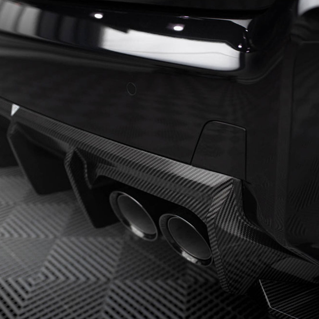 Maxton Design BMW G87 M2 Gloss Carbon Fibre Rear Diffuser