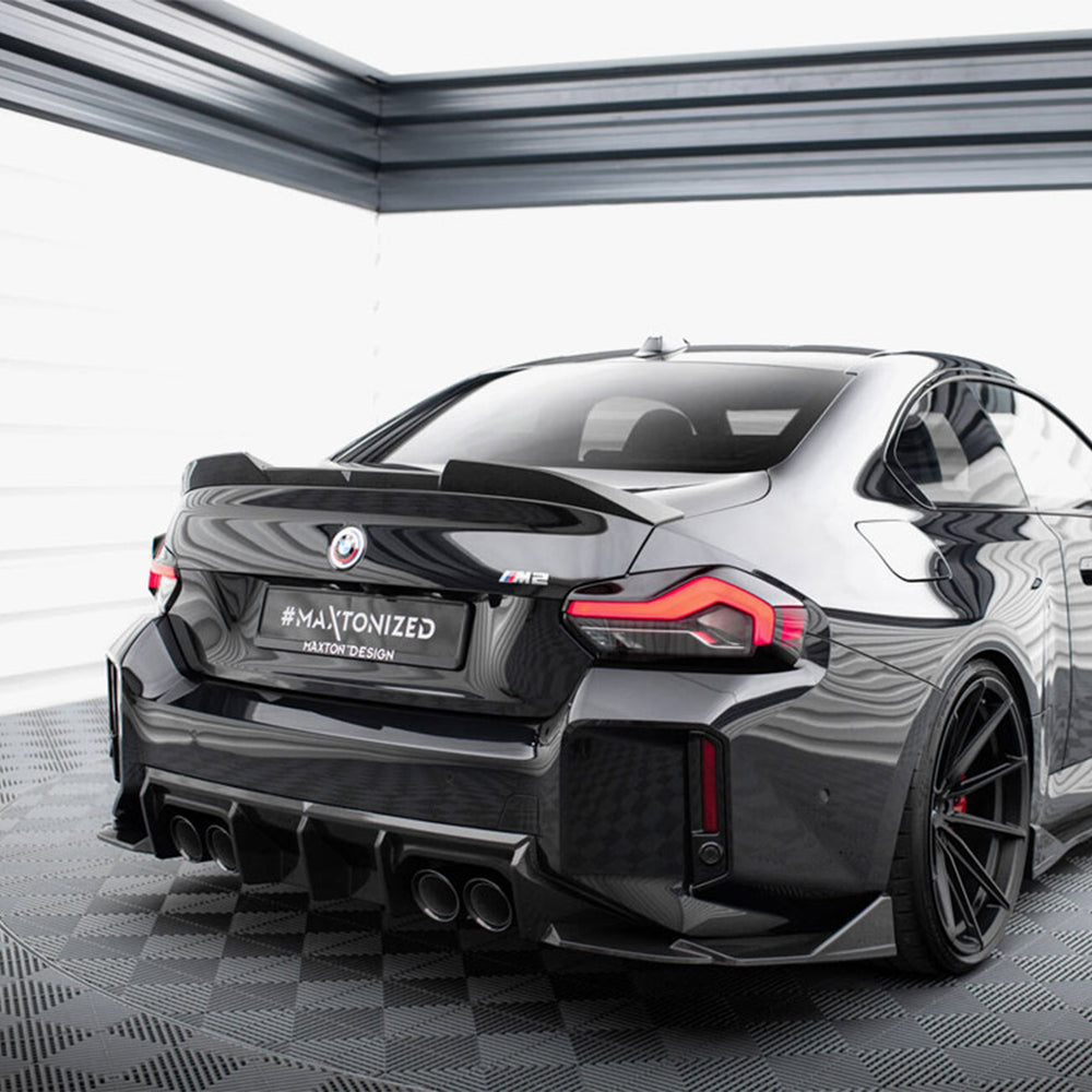 Maxton Design BMW G87 M2 Gloss Carbon Fibre Rear Diffuser
