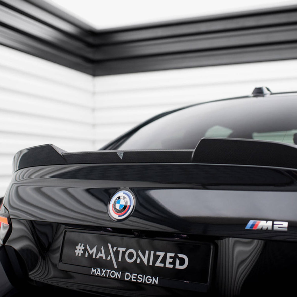Maxton Design BMW G87 M2 Gloss Carbon Fibre Rear Spoiler