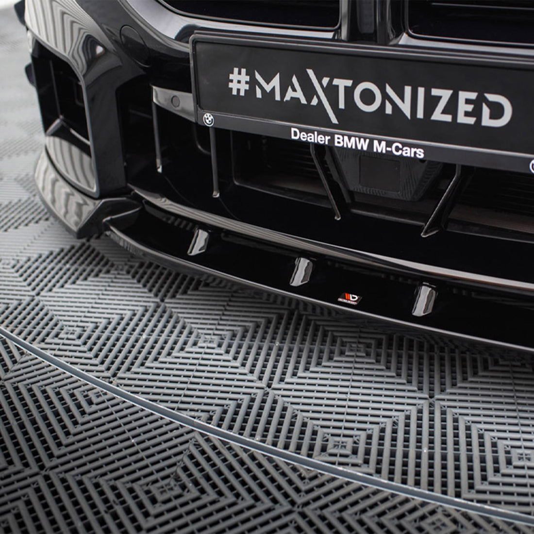 Maxton Design BMW G87 M2 V3 Gloss Black Front Splitter