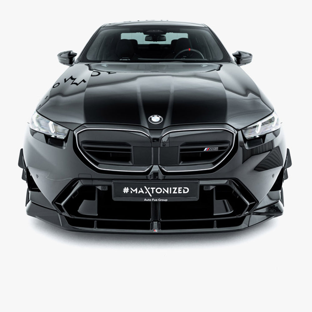 Maxton Design V2 Front Splitter – BMW G90/G99 M5 Gloss Black