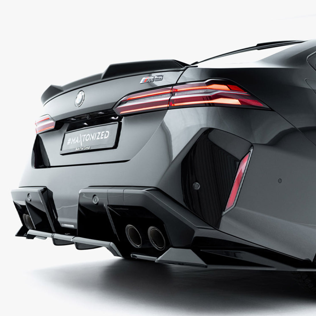 Maxton Design Rear Diffuser – BMW G90/G99 M5 Gloss Black