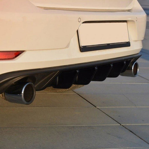 Maxton Design VW Golf GTI Mk7.5 Gloss Black Rear Diffuser