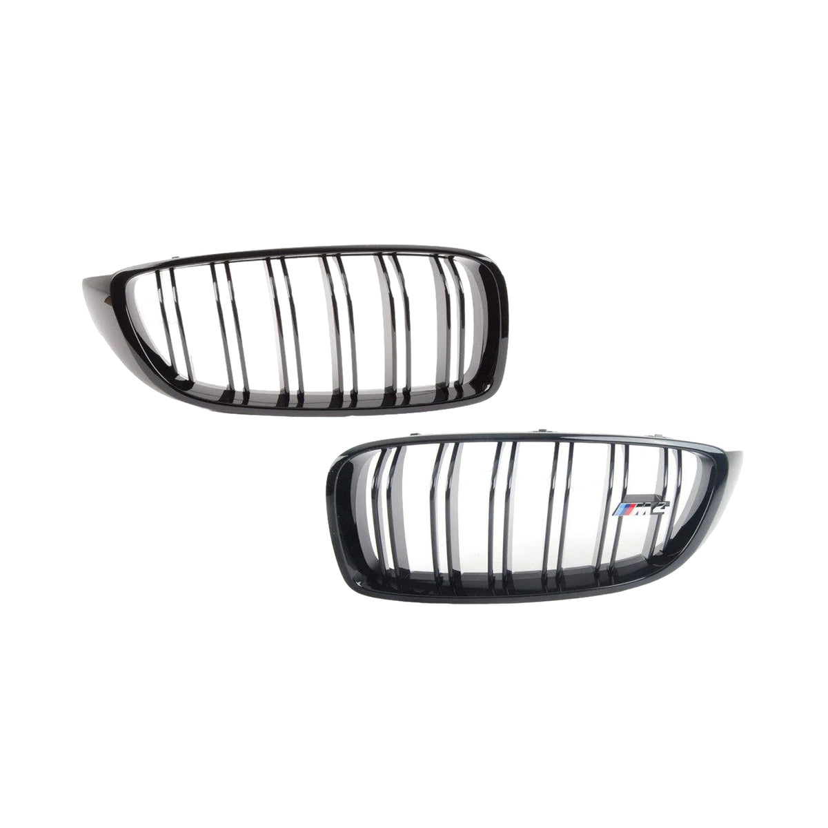 OEM BMW M Performance Gloss Black Front Grilles For F82 M4