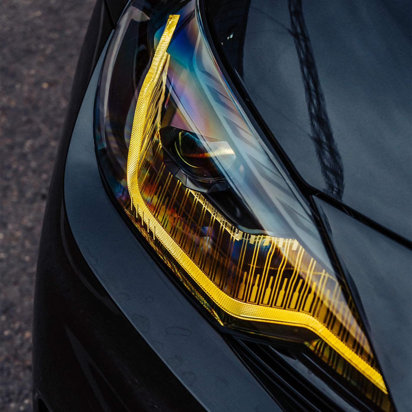 R44 BMW G87 M2 G42 2 Series Yellow Daytime Running Lights