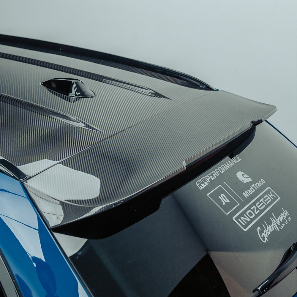 BMW G81 M3 Touring Carbon Fibre Rear Roof Spoiler | SooQoo