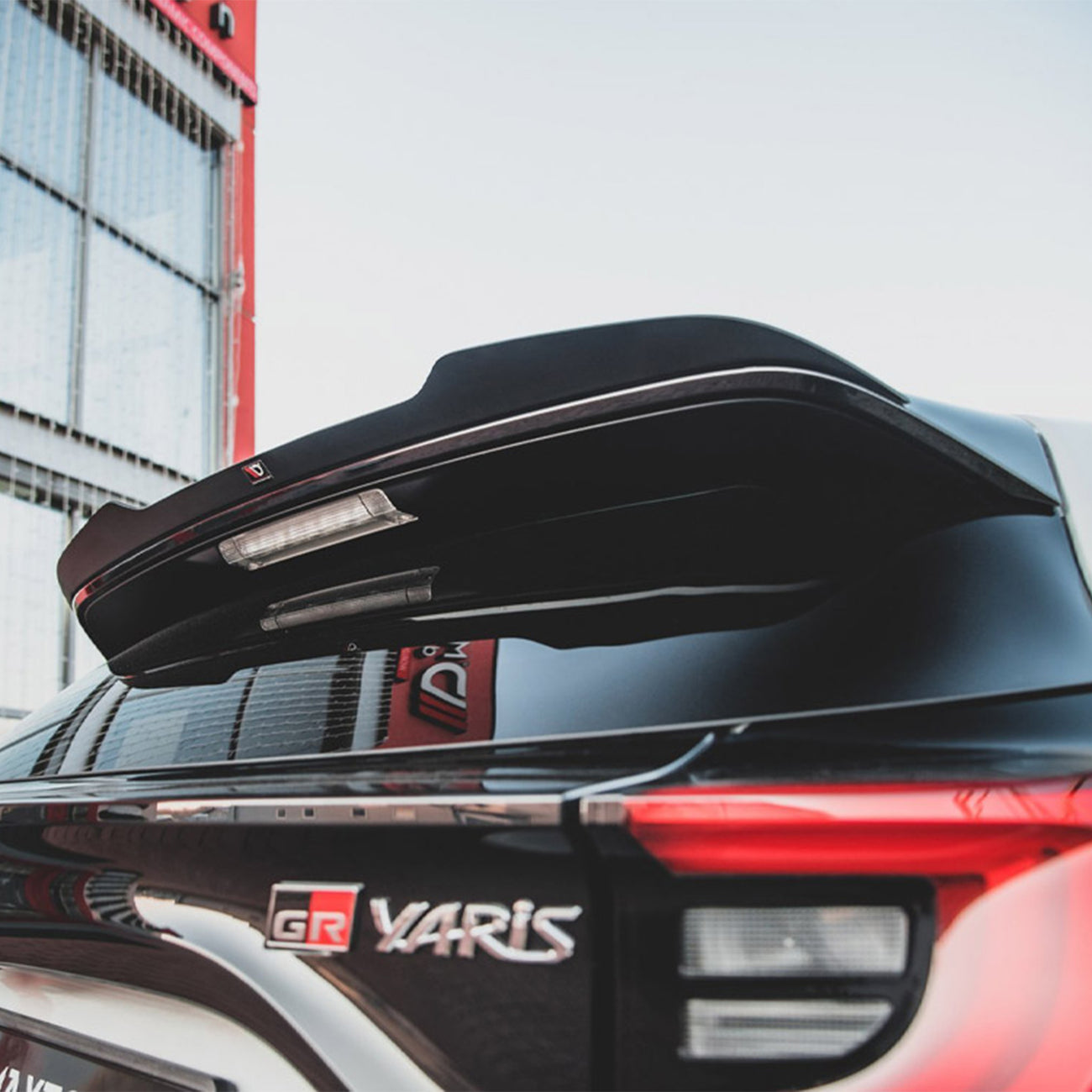 Maxton Design Toyota GR Yaris Rear Spoiler In Gloss Black