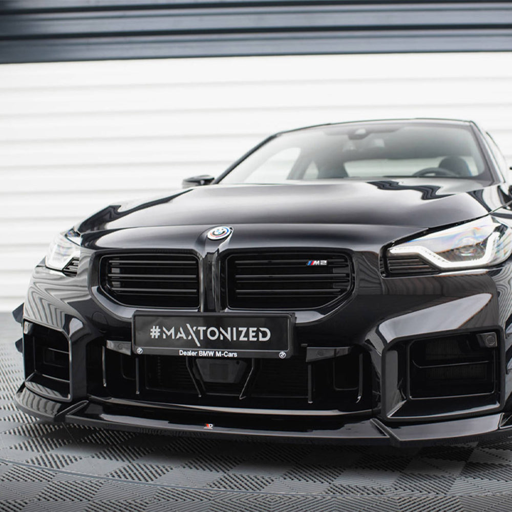 Maxton Design BMW G87 M2 V5 Gloss Black Front Splitter
