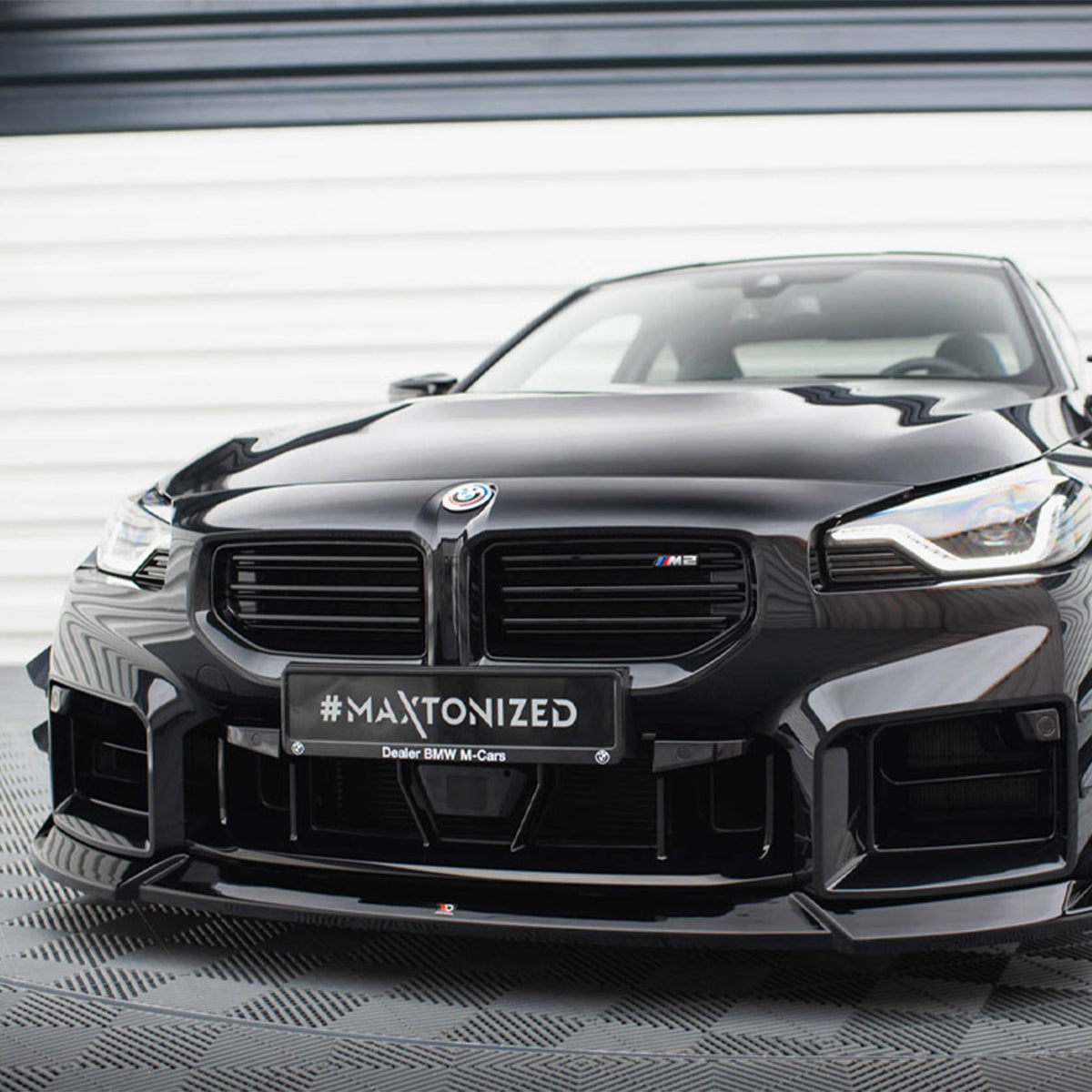 Maxton Design BMW G87 M2 V5 Gloss Black Front Splitter