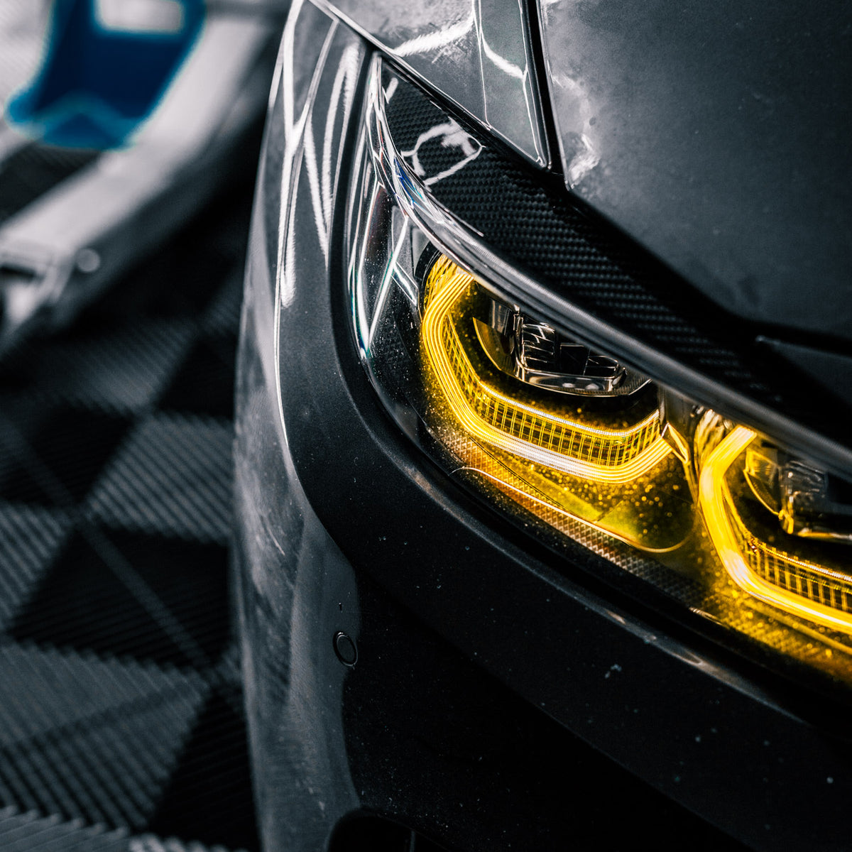 R44 BMW F80 M3 F82 M4 Yellow Daytime Running Lights LED Module (DRL)