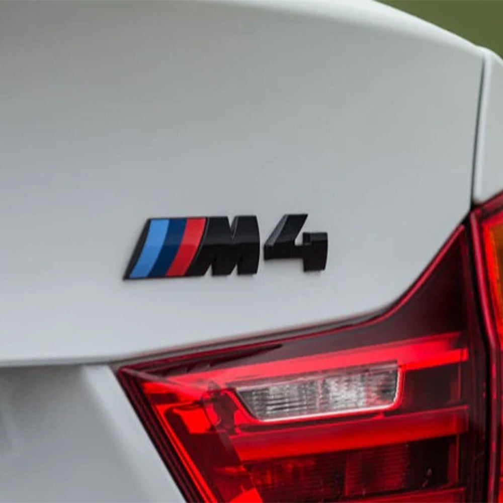 Genuine BMW F82 M4 Replacement Badge In Gloss Black