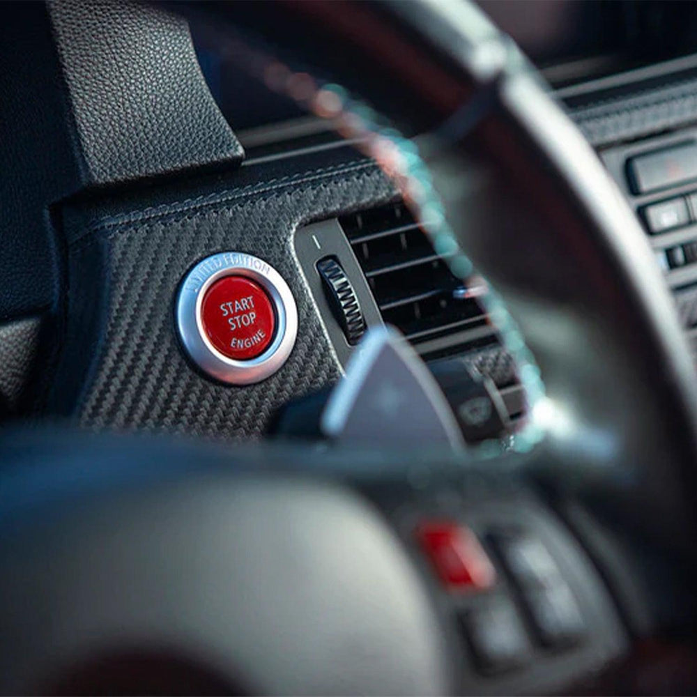 IND BMW M3 Start-Stop Engine Button & Silver Ignition Switch (E9X)