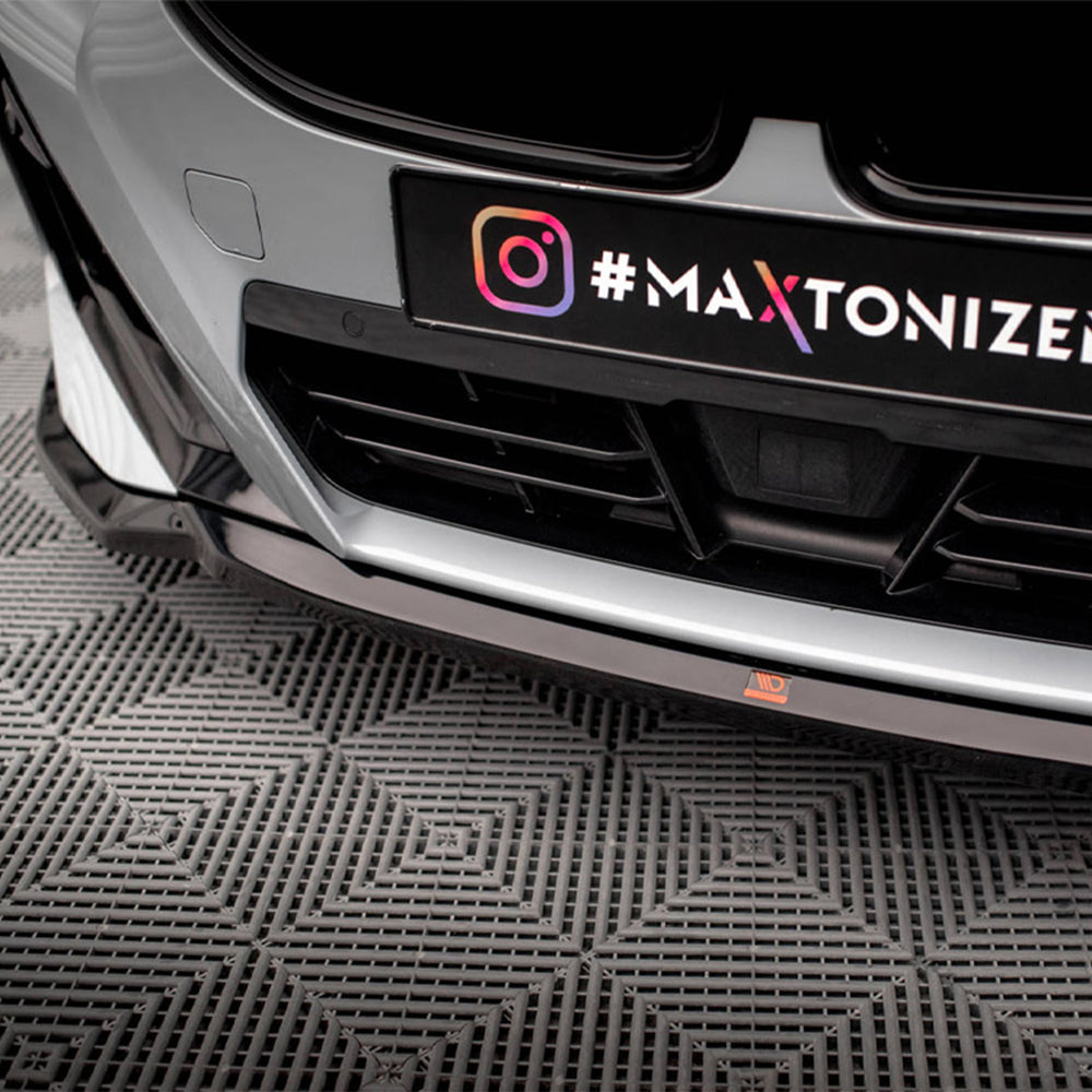 Maxton Design BMW G42 M240i V1 Front Splitter In Gloss Black